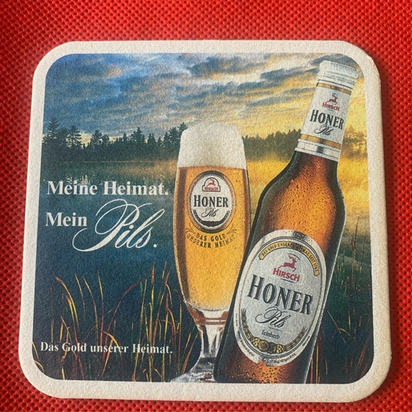 Dining | Vintage German Beer Mat Coaster Hirsch Honer Pilsner Hirsch ...